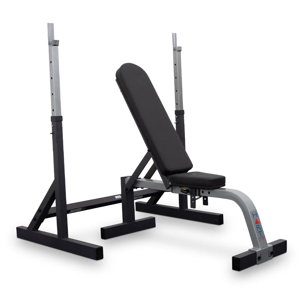 HART Squat Stand Combo Flat/Incline Bench | HART Sport