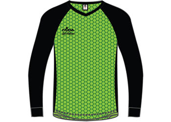 NYDA Xplode Goal Shirt - Bright Green Black S | HART Sport